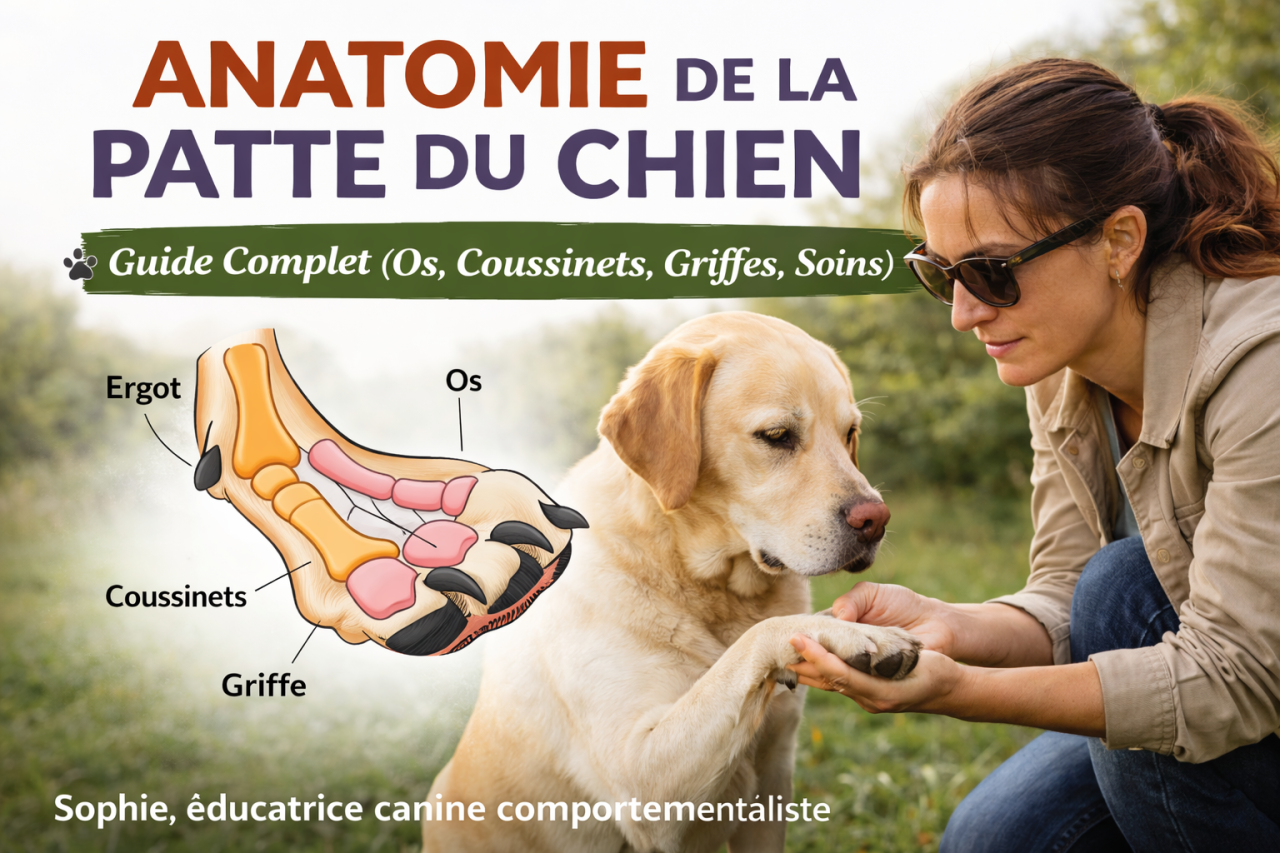 Anatomie Patte Chien : Guide Complet (Os, Coussinets)